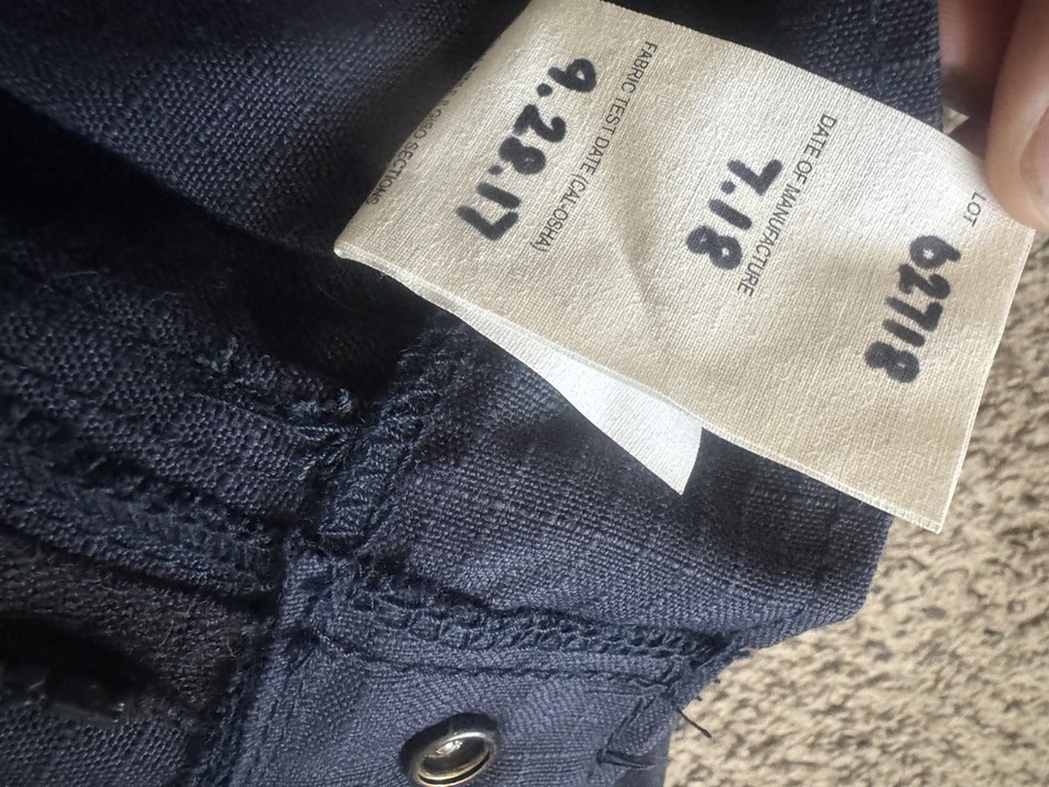 SMALL REG RIPSTOP TYPE II CREWBOSS CAL FIRE ADVANCED WILDLAND Nomex FSS ...