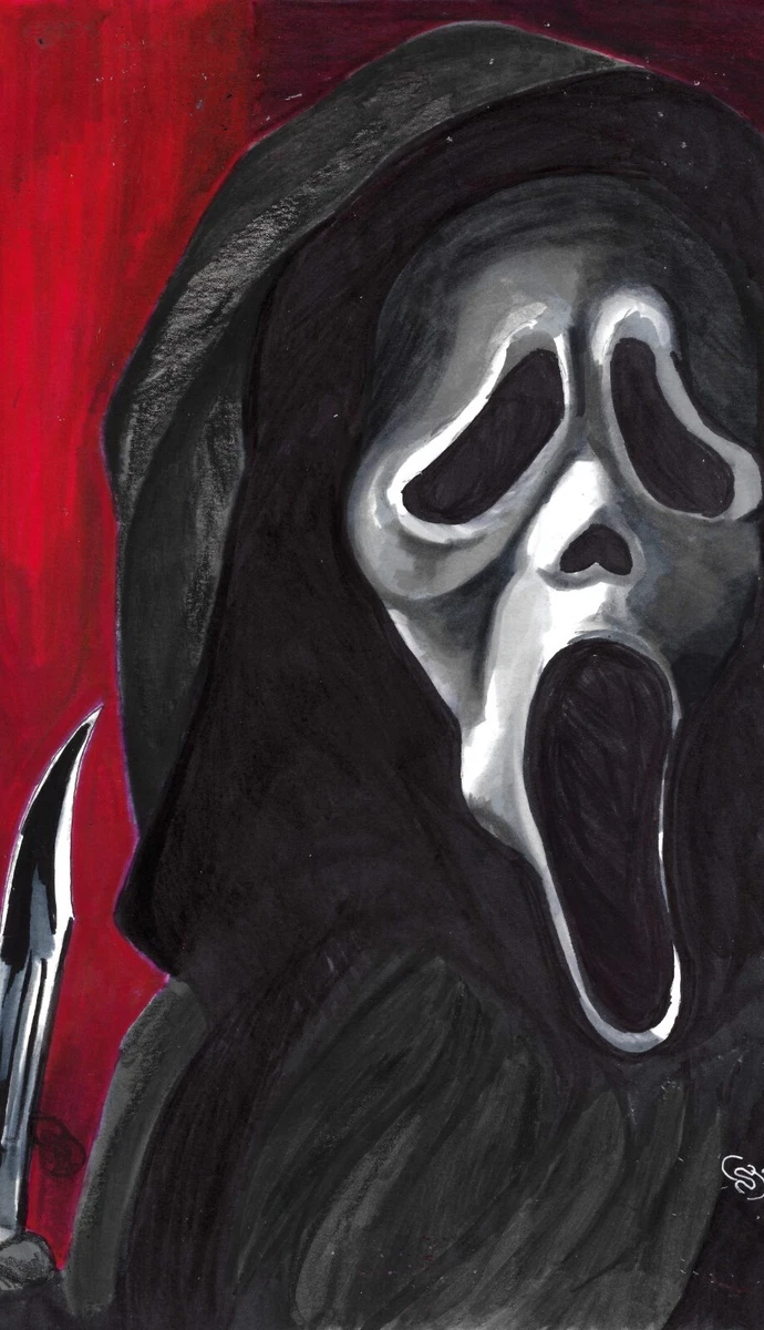 Screaming Ghost Painting