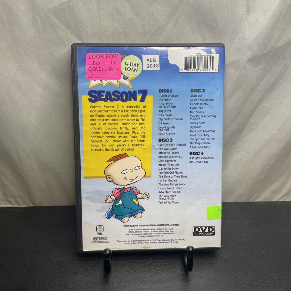 Rugrats Season 7 DVD X Library Copies | eBay