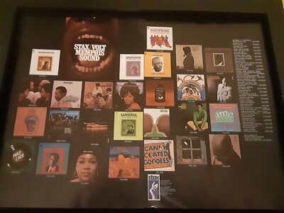 Stax Volt Records Memphis Sound Rare Original Promo Poster Ad Framed ...