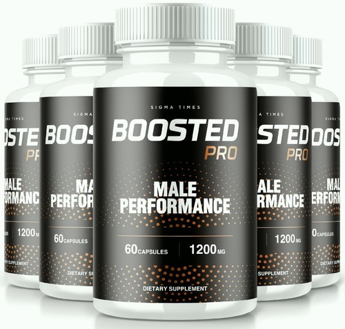 (5 Pack) Boosted Pro Pills for Men, Supports T-Levels and Boosts Energy ...