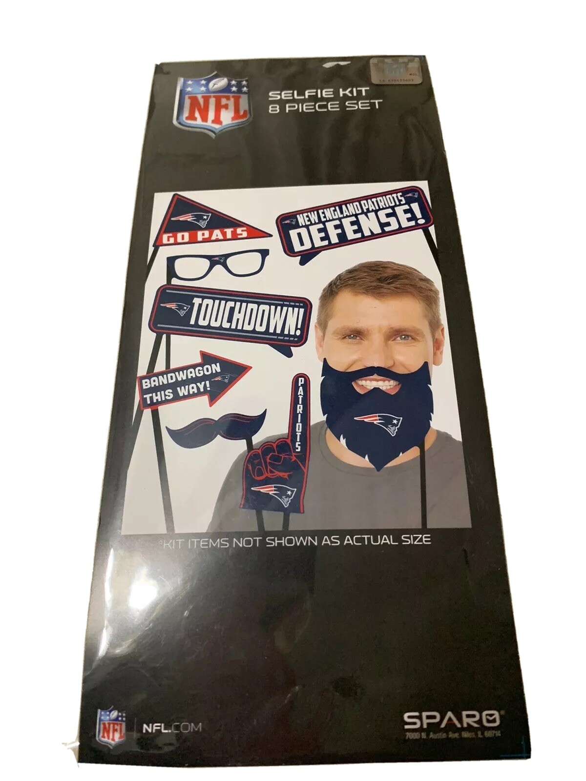 NEW ENGLAND PATRIOTS OFFICIAL NFL SELFIE KIT 8 PIECE SET - NEW IN ...