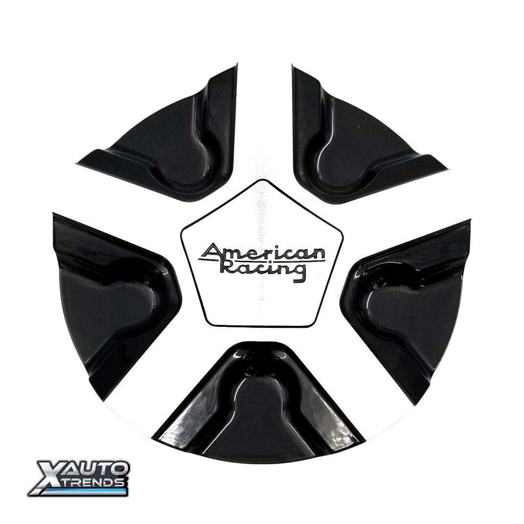 American Racing AR921 Wheel Center Cap Gloss Black Machined AR921CAPB ...