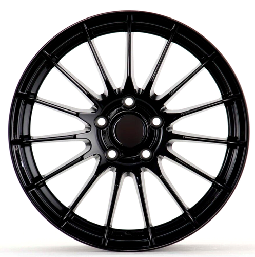 18x8" +42 5x114.3 IPW Wheels Satin Black Rims Fit Accord Civic RSX Set ...
