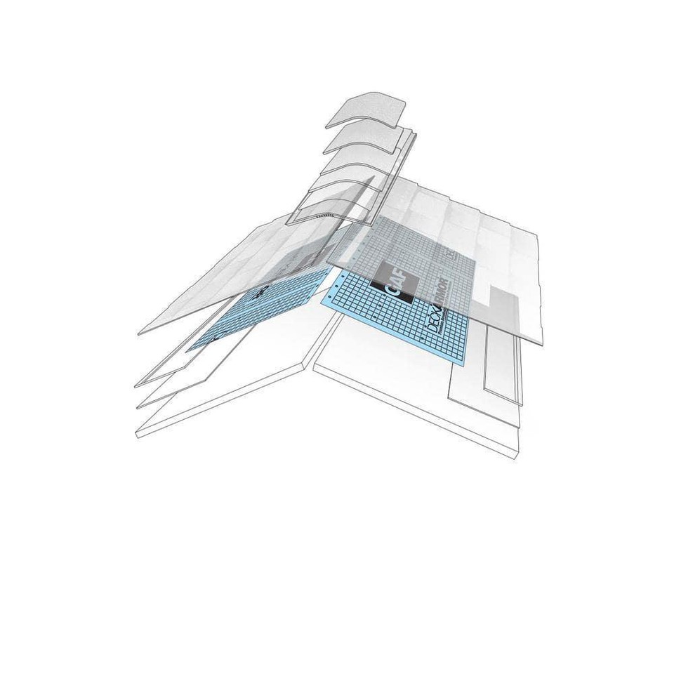 GAF Synthetic Roofing Underlayment Roll 400-Sq-Ft Deck-Armor Premium ...