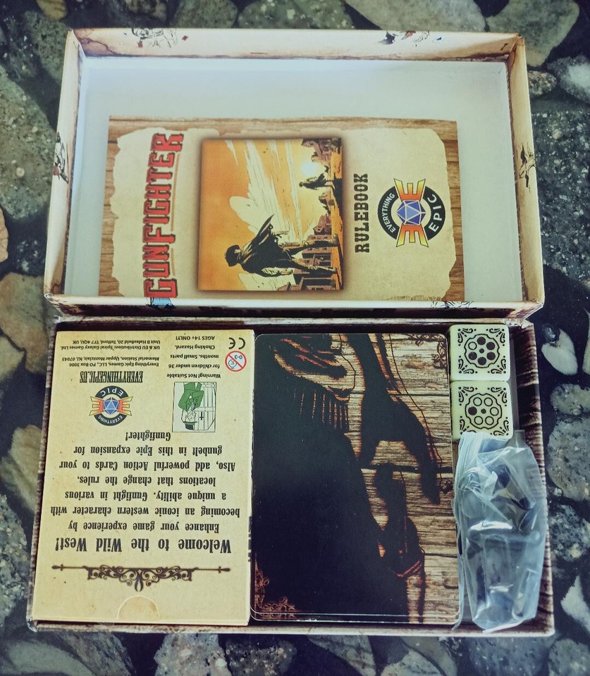 Gunfighter Board/Card Game Kickstarter All-in Excellent Condition | eBay