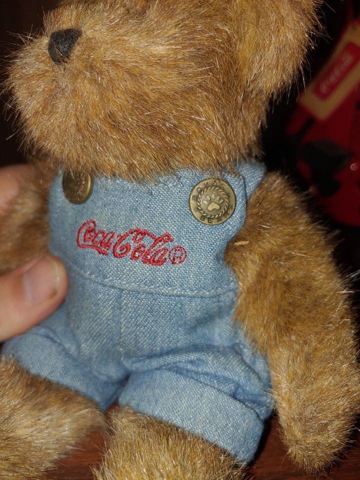 Boyd's Bears Coca Cola Red Tricycle Wagon Craig Bear and Dog Denim ...
