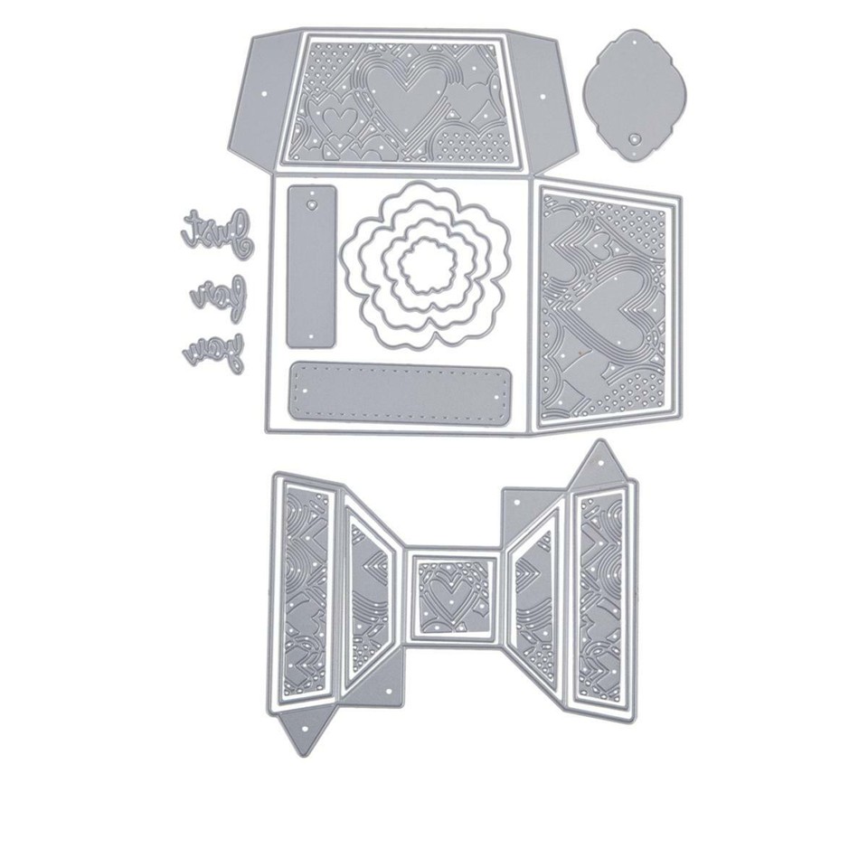 Crafters Companion - Gemini Favour Box Dimensional Dies - Cutting Dies ...