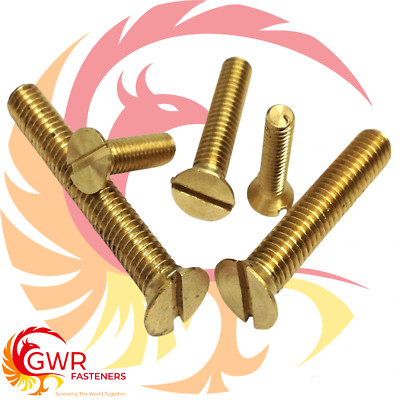 2BA 3BA 4BA 5BA 6BA 8BA 9BA 10BA Brass Countersunk Head Screws ...
