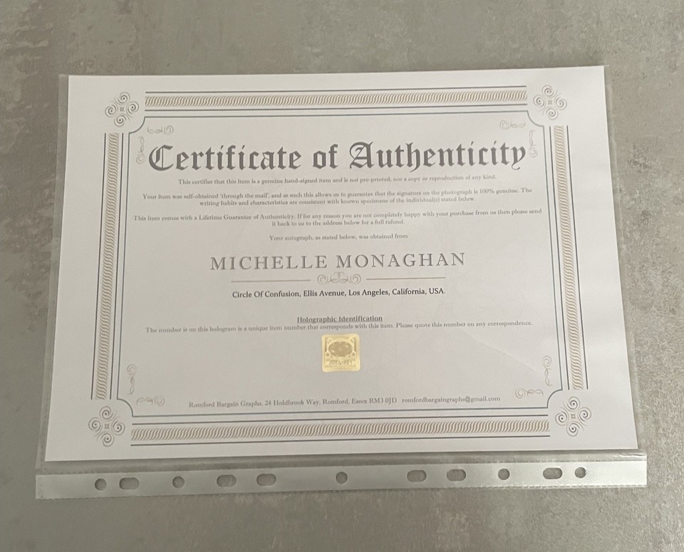 Original Signed Photo of Michelle Monaghan Source Code 10"x8" with COA ...