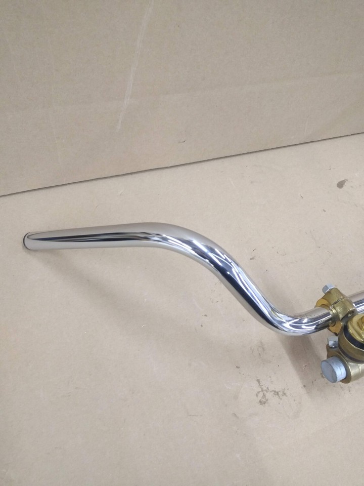 Flanders Style Brass Riser Handlebar For Harley-Davidson Springer | eBay
