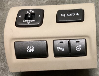 07-09 LEXUS LS460 FOLDING MIRROR AFS OFF WHEEL PARKING SENSOR CONTROL ...