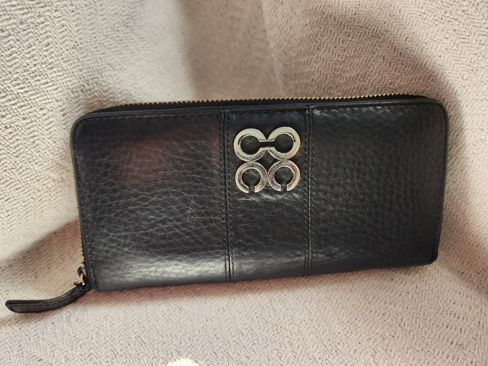 Coach Peyton Accordion Zip Around Logo C Wallet Clutc… - Gem