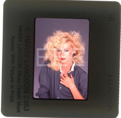 1983 Toni St. Vincent Movie Actress by Harry Langdon Transparency w ...