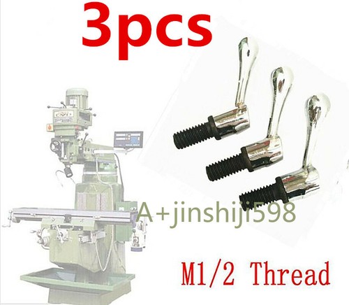 3pc Milling Machine Part Table Lock Handle And Bolt Fit Bridgeport 1/2 ...