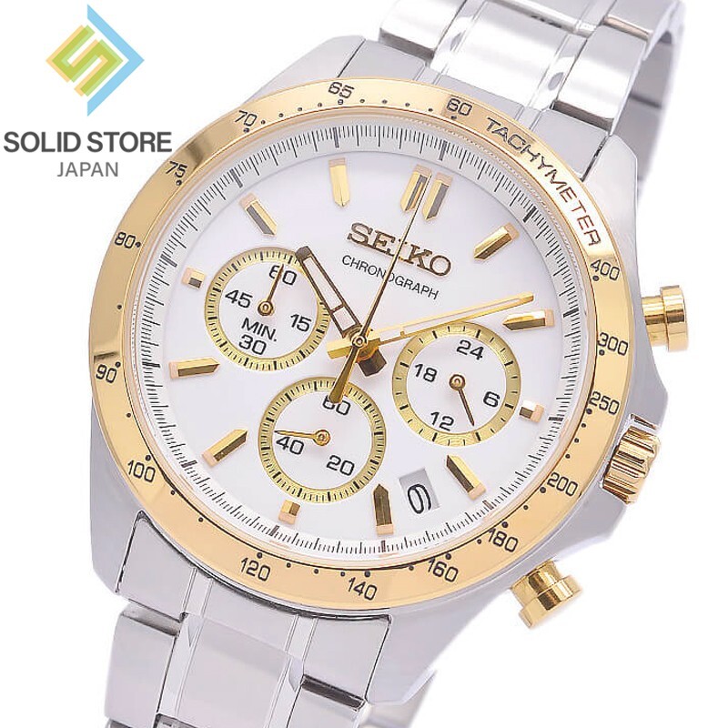 SEIKO SELECTION SBTR024 Chronograph Stainless Steel Quartz Watch Men's | eBay