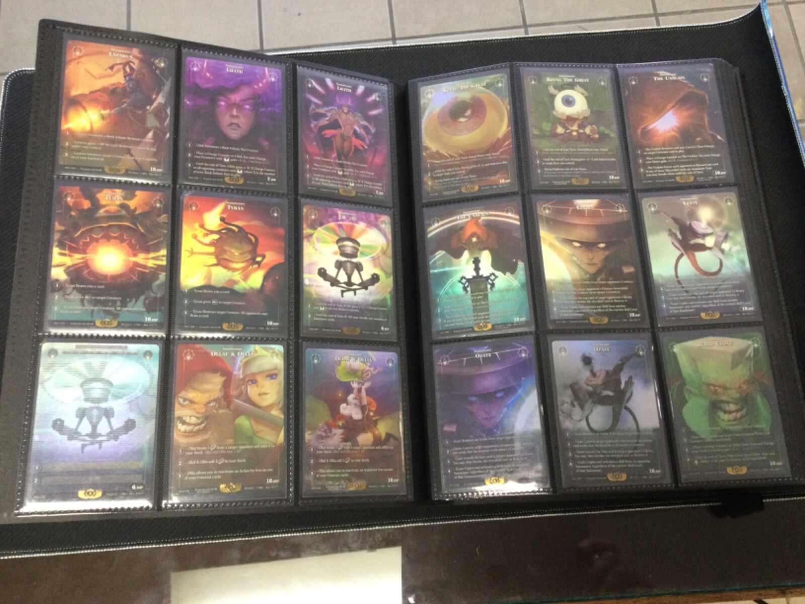 Rise TCG Kickstarter Collector and Sample 2 315 card lot binder | eBay
