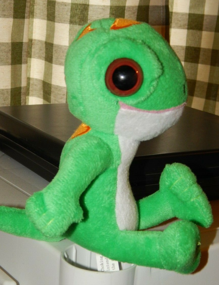 Geico Gecko Green Insurance Lizard Mascot Promo Doll Plush 5 in. TV ...