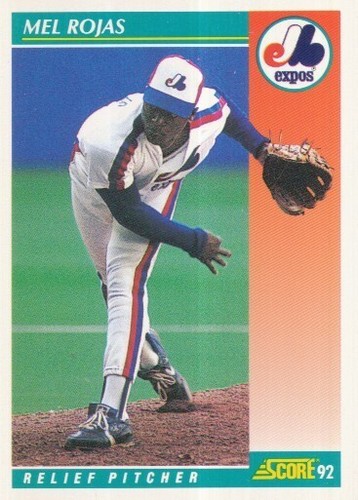 #725 MONTREAL EXPOS # MEL ROJAS # BASEBALL CARD SCORE NFL '92 | eBay