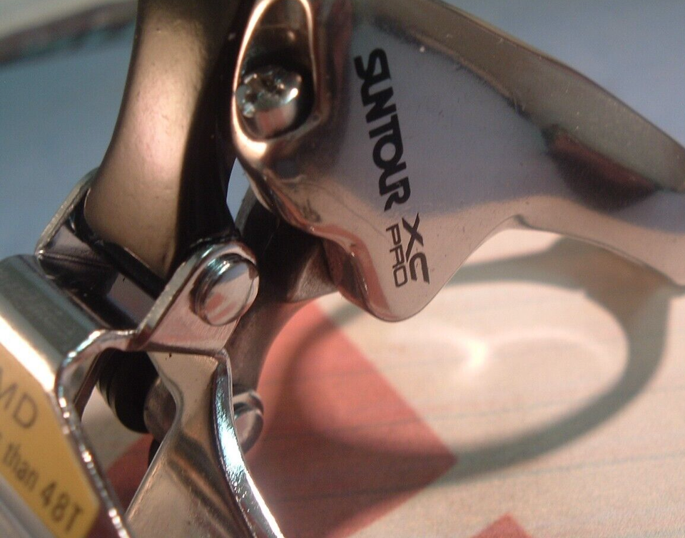 SunTour XC-Pro MD 34.9MM MTB Front Derailleur-NEW Vintage- BP/BS- 3x6/7 ...