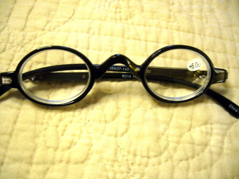 Men's Reading Glasses 1.00 ~ 6.00 Small Roundish John Lennon Reading ...