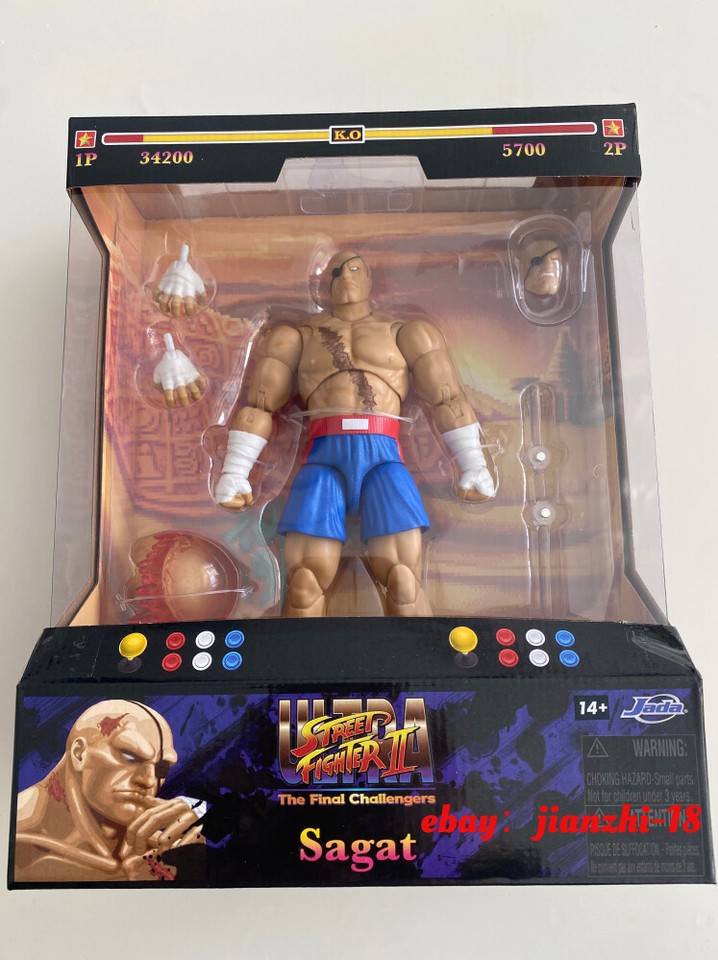 Jada Toys Sagat Blanka NEW Ultra Street Fighter II The Final ...