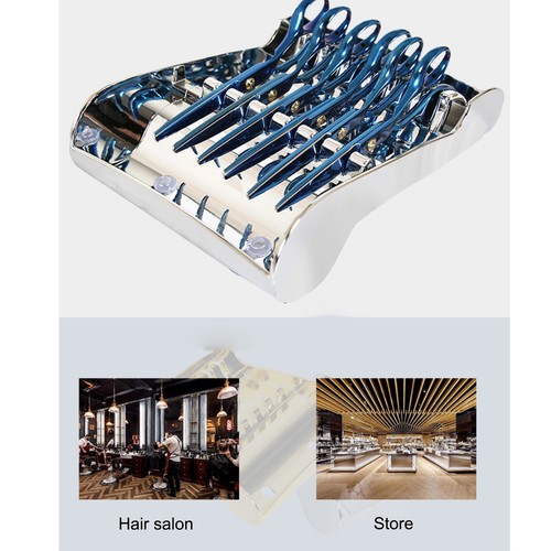 Plated Scissors Display Rack - Barber Shop Storage 6U6G | eBay Australia