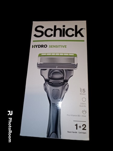 Schick Hydro Sensitive 5 Blade Razor-1+2 Cartridges 841058000204 | eBay
