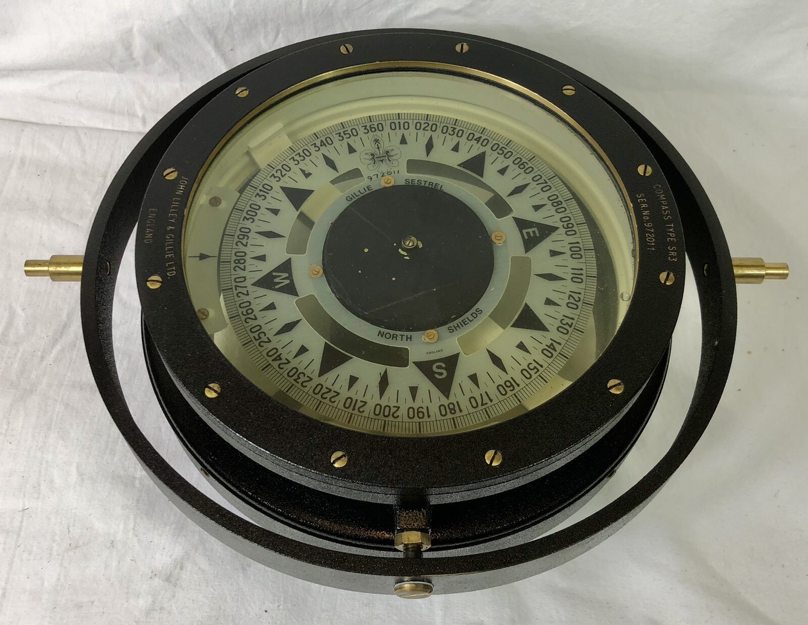 John Lilley & Gillie Ship's Compass, Type SR3, Large, Maritime ...