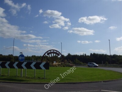 Photo 6x4 Pit wheel from former Rothwell colliery Rothwell/SE3428 c2009 ...