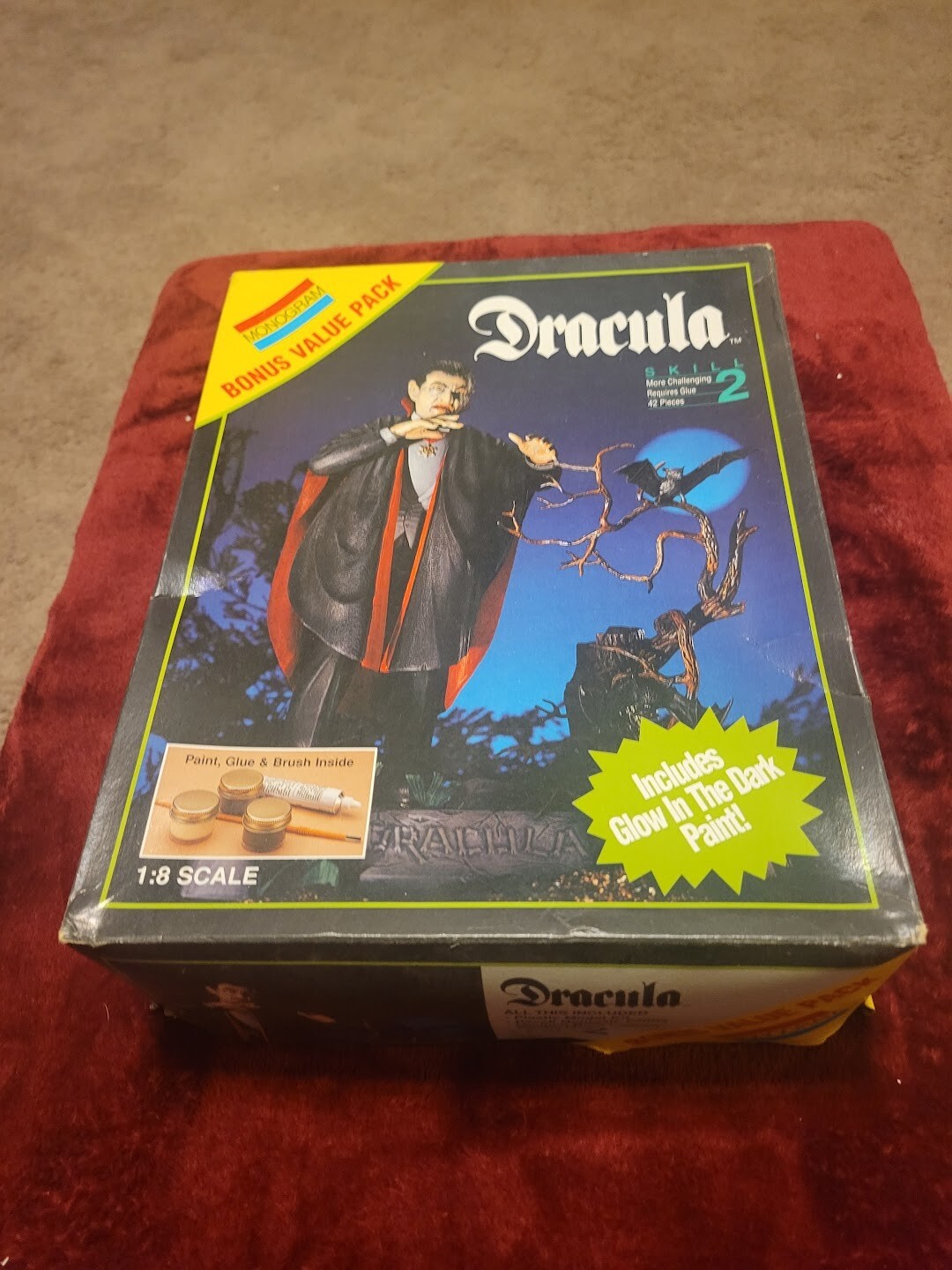 Vintage Monogram DRACULA Monster Model Kit #6008 1:8 Scale | eBay