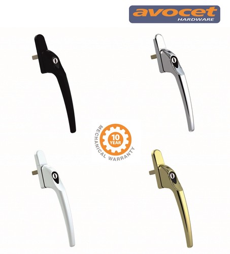 1 to 10 pcs Slim INLINE PVC Window Handle Espag Key Lock For Double ...