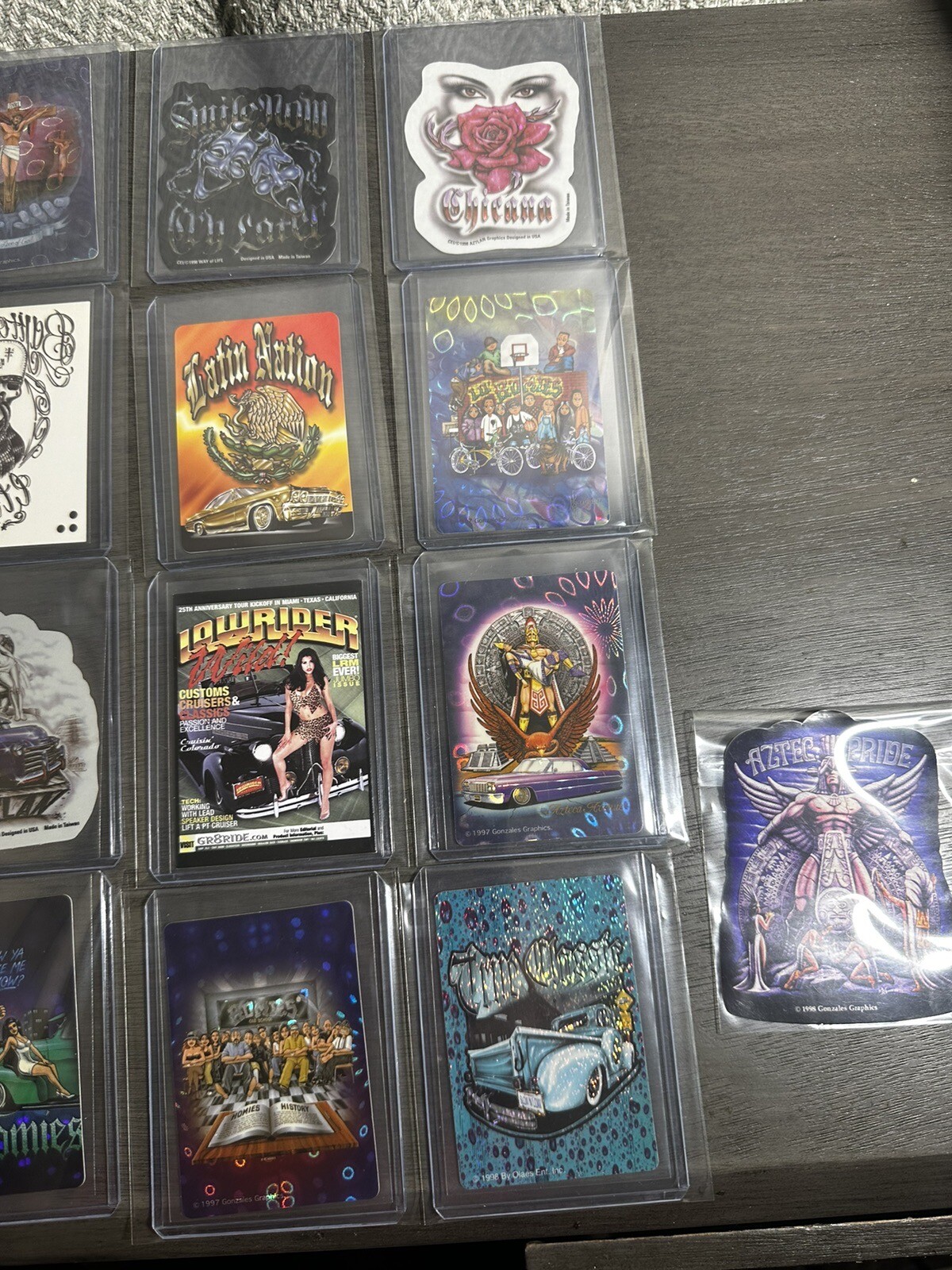 Rare Vintage Chicano Vending Machine Sticker Lot Gonzales Graphics ...