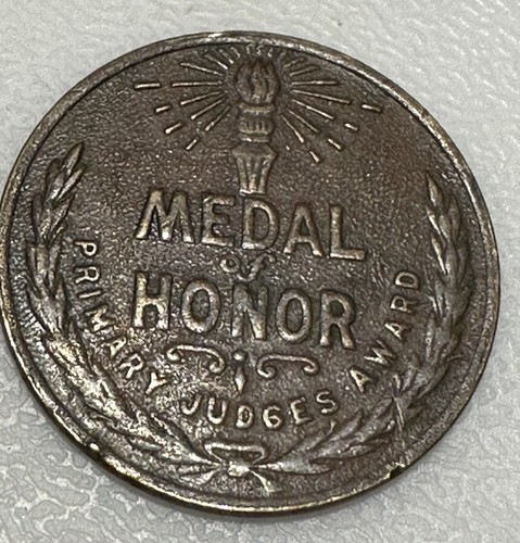 Vintage Primary Judges Award Contest Winner Competition Metal Medallion ...