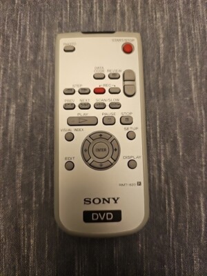 Sony RMT-820 Remote Control for Sony DVD Camcorder DCR-DVD100 DVD200 ...