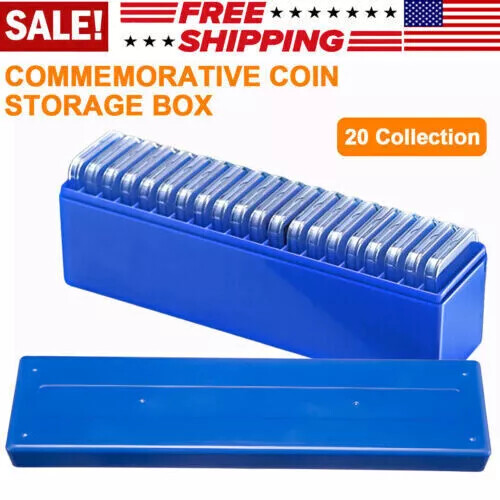 6 Pack Coin Slab Storage Box Case for 20 PCGS NGC PCCB PMGab Coin Slab ...