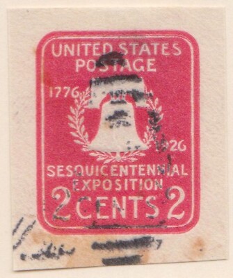 (F254-64) 1926) USA 2c red Liberty Bell cut out (BN) | eBay