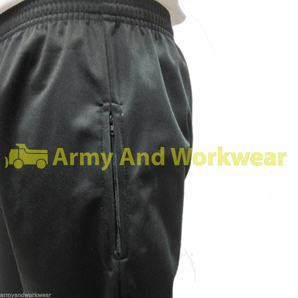 Mens Silky Trackies Elasticated Jogging Tracksuit Bottoms Trousers Gym ...