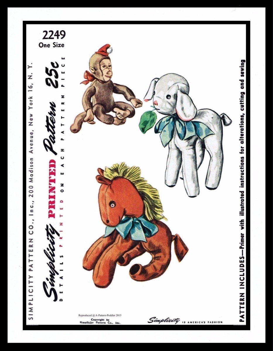 Printable Horse Sewing Pattern