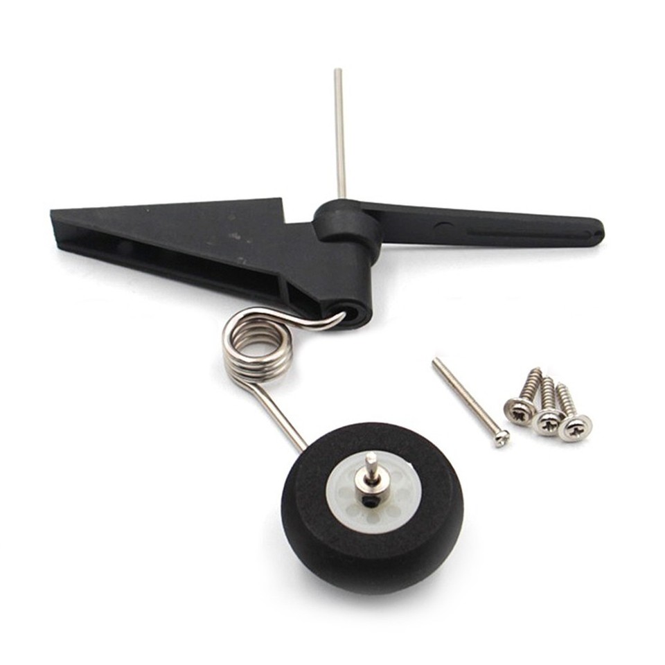 RC Tail Wheel Airplane Bracket DIY Assembly Model Set Toys 30mm Air ...