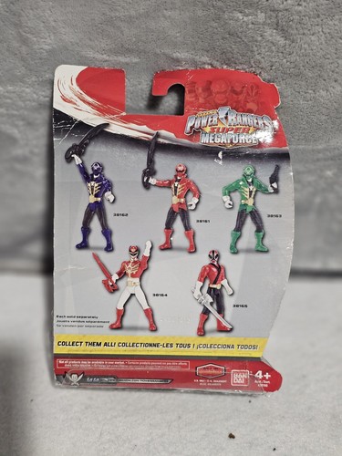 Power Rangers Super Megaforce Red Ranger Action Figure On Card 2014 Ban ...