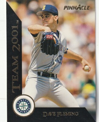 FREE SHIPPING-MINT-1993 Pinnacle Team 2001 Dave Fleming #23 MARINERS | eBay