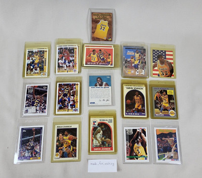 Ervin "Magic" Johnson LA Lakers 1989-92 Upper Deck NBAHoops SkyB Lot of ...