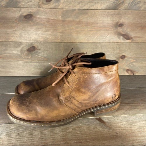 born harrison mens size 9 shoes brown leather comfort chukka boots | eBay