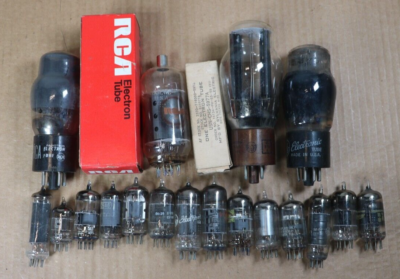 Lot of 20 Vintage Radio TV Various Sizes & Brands Vacuum Tubes Steam ...