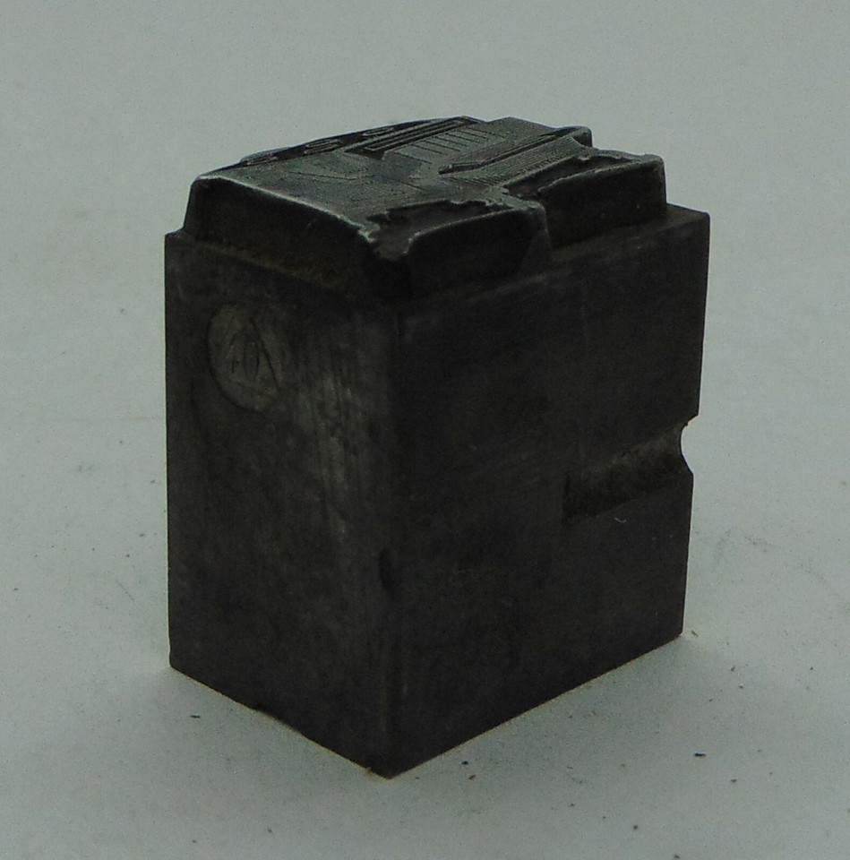 Vintage Printing Letterpress Printers Block Looks Like Wood Burning ...