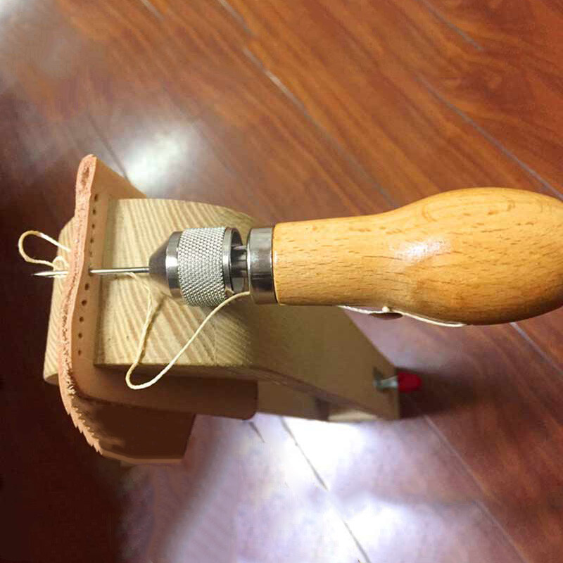 Quick Stitcher Sewing Awl Kit Leather Canvas 2 needles 180yds Thread ...