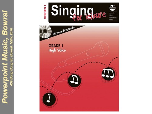 AMEB Singing for Leisure High Voice Series 1 First Grade Book - Gr 1 ...