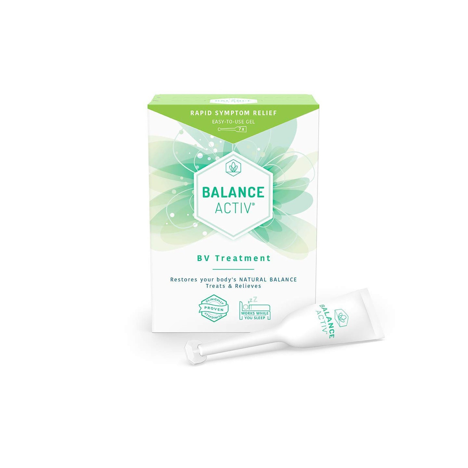 Bacterial Vaginosis Treatment BV Natural Balance Activ Gel 7 Tube Box ...