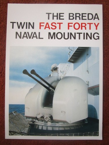 DOCUMENT PUB BREDA TWIN FAST FORTY NAVAL MOUNTING BOFORS MARINE NAVY | eBay